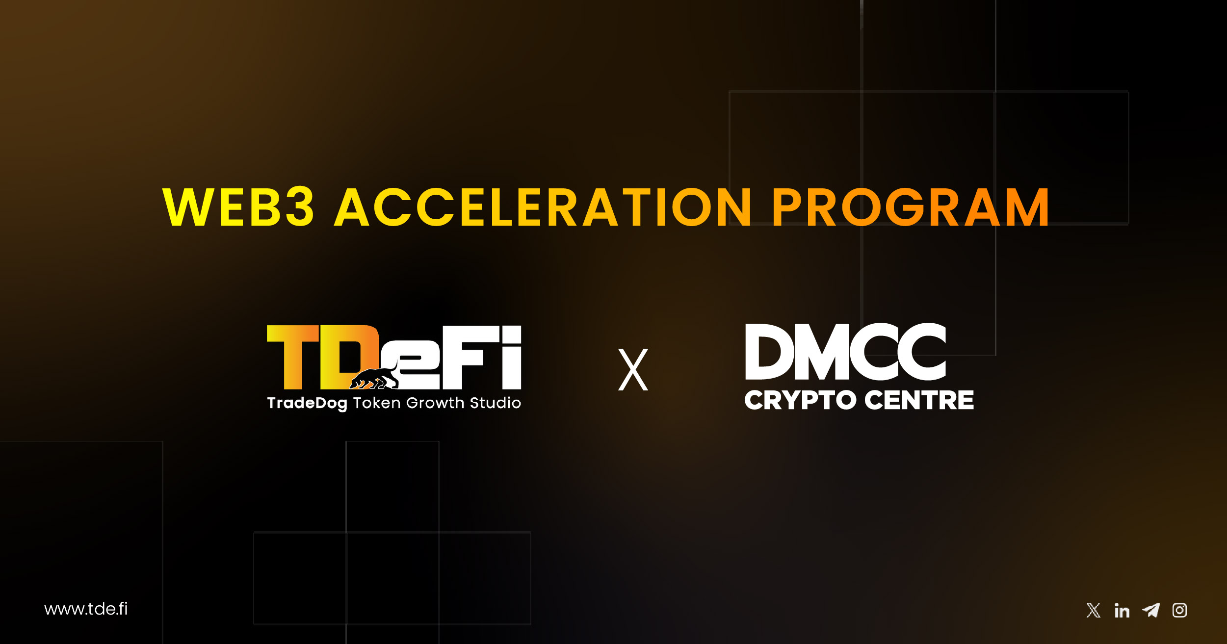 TDeFi's Web3 Acceleration Program with DMCC
